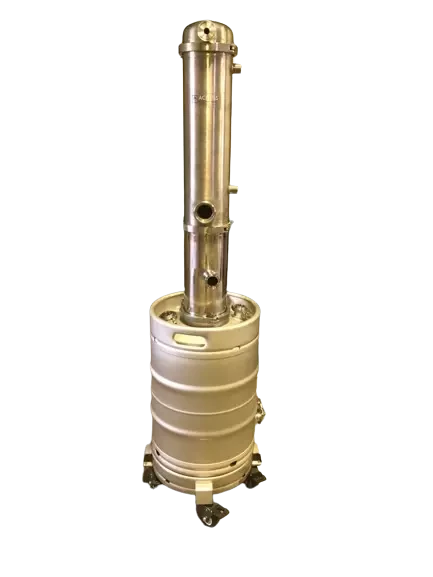 Across International Modular Stainless Steel Cold Trap with 50L Receiv ...