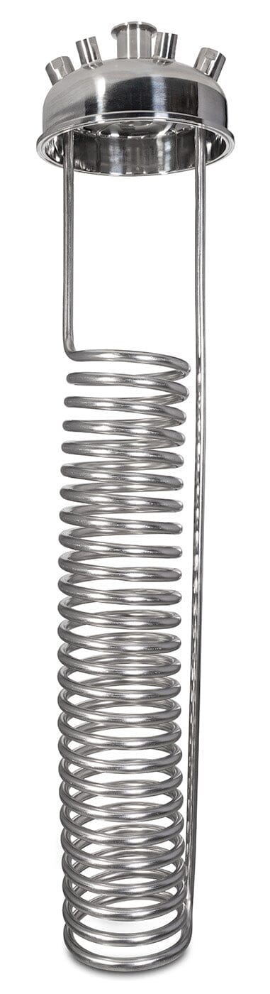 8" Hemispherical End Cap with Coil | Power Lab Supply